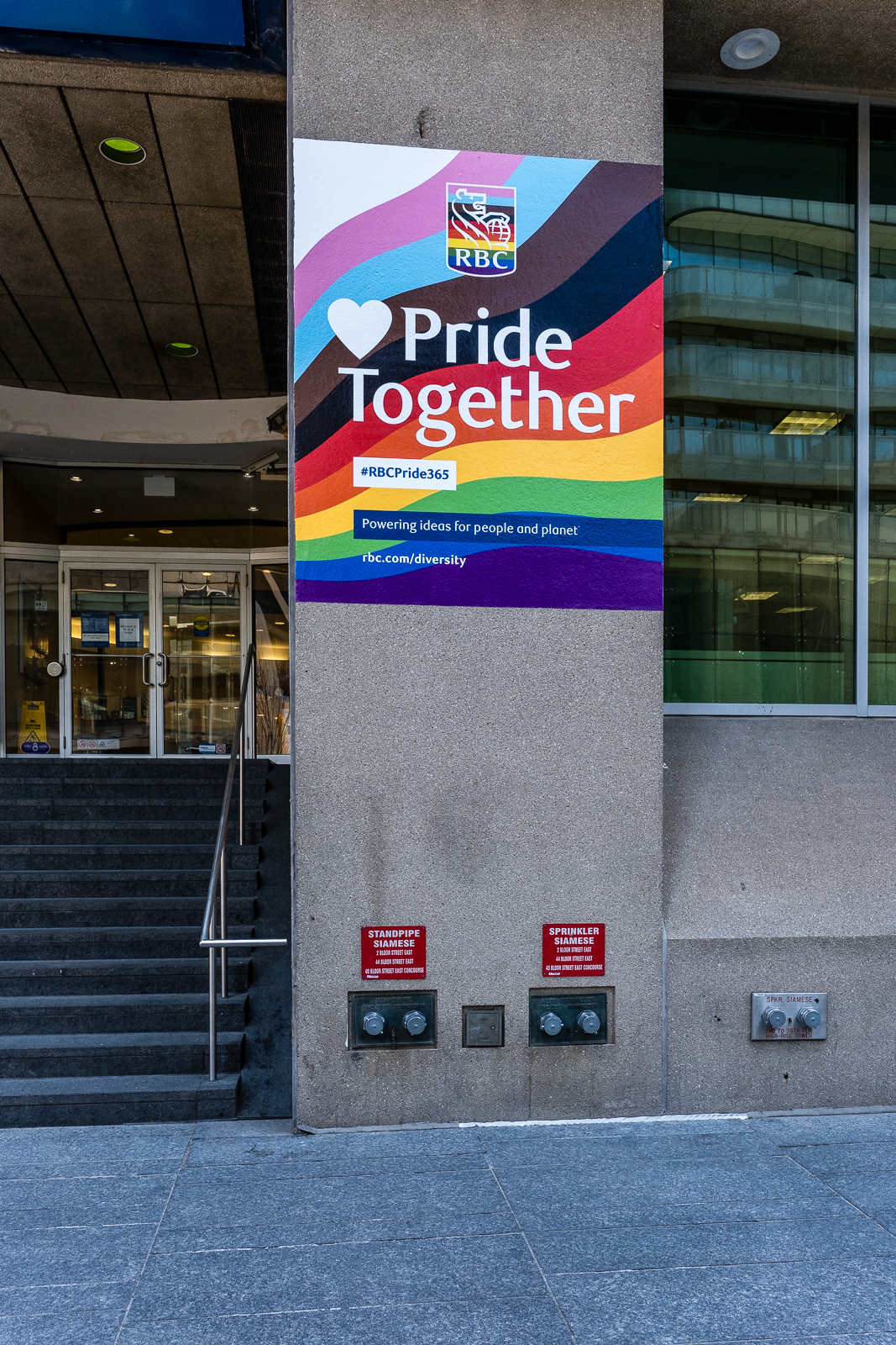 Pride Colours at RBC – TO Cityscapes